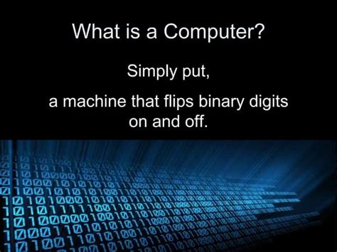 binary numbers and computing pptx computing technology and computing