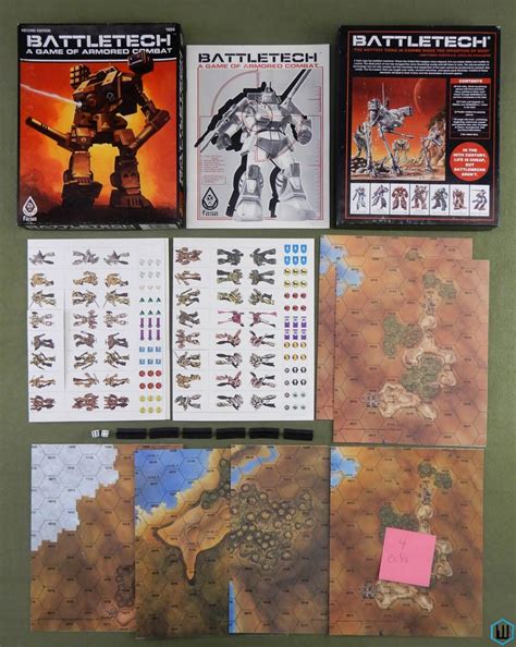 Battletech Mech Combat Game 2nd Edition 2nd Printing 1989 Box Set