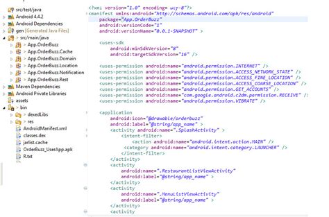 android apk s package name must be in the following format com