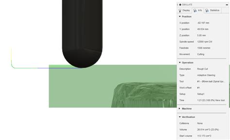 solved adaptive clearing initial stepdown autodesk community