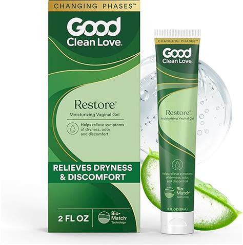 Amazon.com: Good Clean Love Restore Moisturizing Vaginal Gel, pH-Balanced Vaginal Moisturizer ...