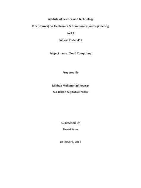 cloud computing project pdf cloud computing platform as a service