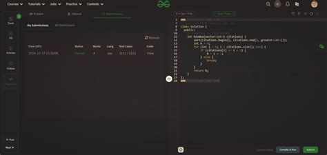 Shashwat Khandelwal On Linkedin Problemsolving Gfg160 Algorithms
