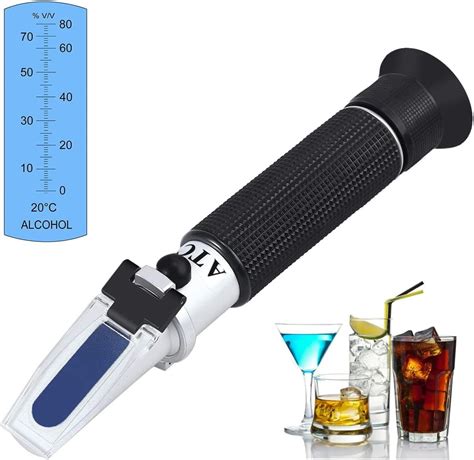 Alcohol Refractometer For Spirit Alcohol Volume Percent Measurement 0