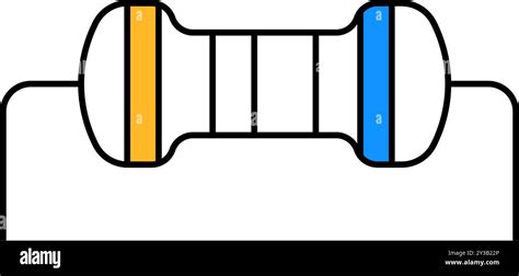 Resistor Electrical Engineer Icon Color Illustration Stock Vector Image And Art Alamy