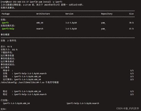【网络应用】iperf的安装与使用tcp协议测带宽 iperf2安装 csdn博客