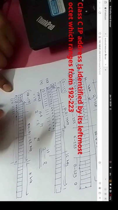 How Class C Ip Address Is Identified In Classful Addressing Ipv4 Addressing Vlog Short