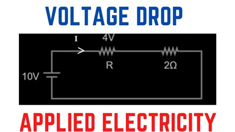 How To Calculate The Voltage Drop Across A Resistor. - YouTube