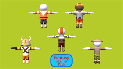 Fantasy Stickman Stickwoman Pack