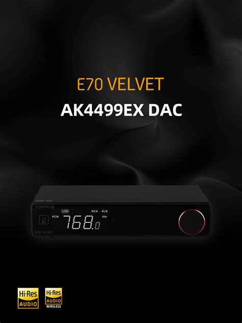Topping E70 Velvet Ak4191 Ak4499ex Usb Dac Xmos Xu316 Optical Coaxial