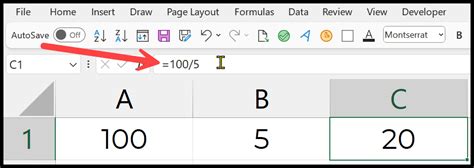 How To Perform Divide In Excel Quick Guide