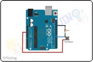 Arduino DigitalRead Using Push Button ElectroDuino