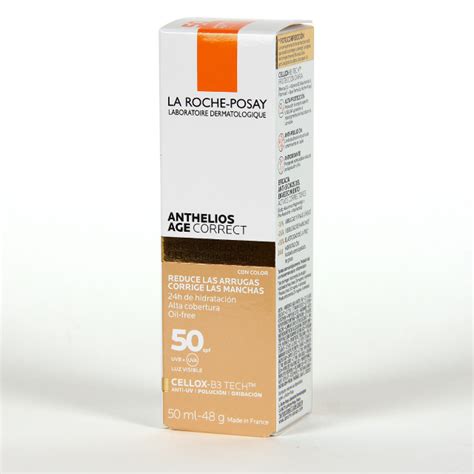 La Roche Posay Anthelios Age Correct Spf 50 Color 50 Ml Farmacia Jiménez
