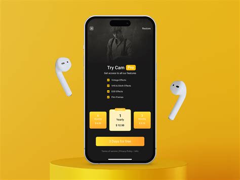 In App Purchase UI Screen Behance
