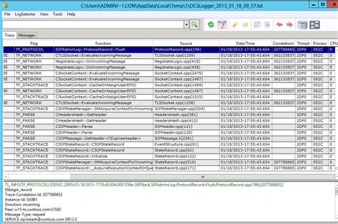Learnandshare How To Analyze Log File In Lync2013