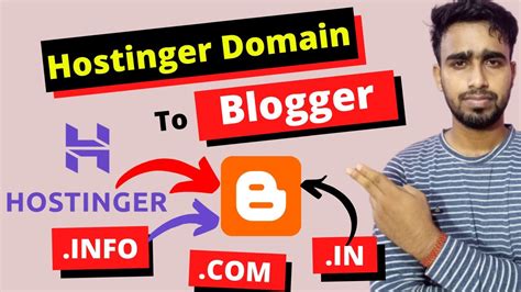 How To Connect Hostinger Domains To Blogger In Hindi Youtube