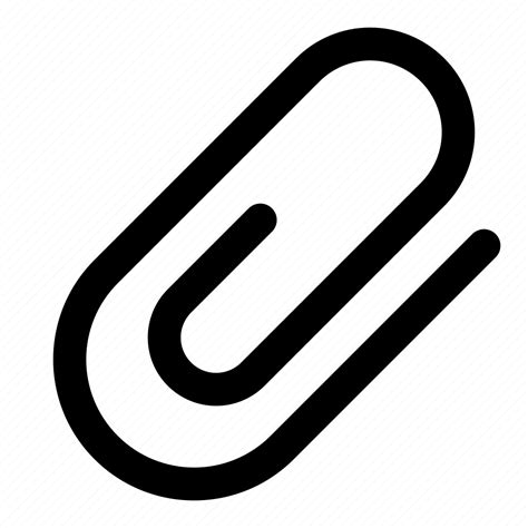 Paper Clip Attach Attachment Clips Office Material Icon Download On Iconfinder