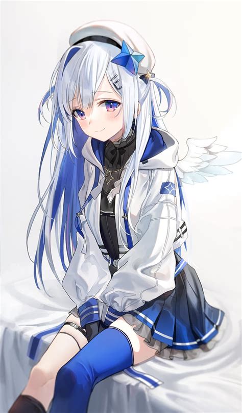 Cute Angel Just Sitting Hololive Rjustmoethings