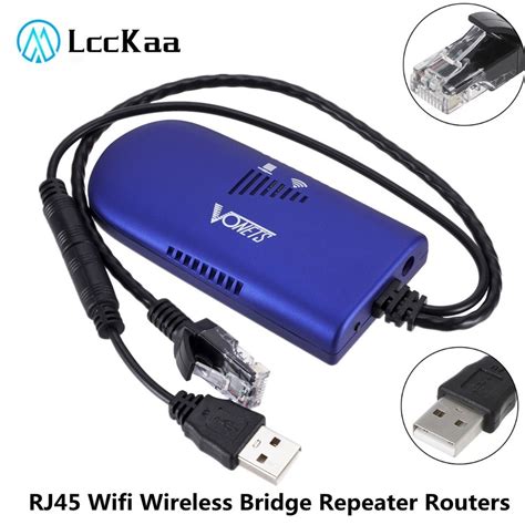 Lcckaa Rj45 Mini Wifi Wireless Bridge Wifi Repeater Router Wi Fi Dongle For Computer Webcam
