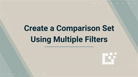 Datafeedr Llc On Linkedin Create A Comparison Set Using Multiple Filters