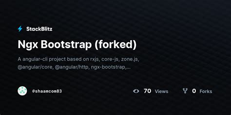 Ngx Bootstrap Forked Stackblitz
