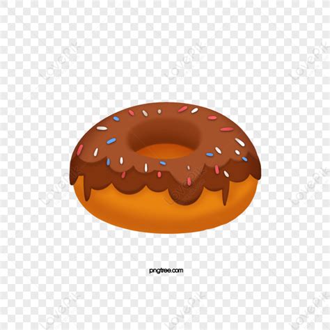미국식 패스트 푸드 일러스트 도넛디저트 Png 일러스트 무료 다운로드 Lovepik