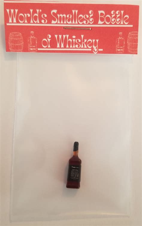 World's Smallest Bottle of Whiskey - Etsy