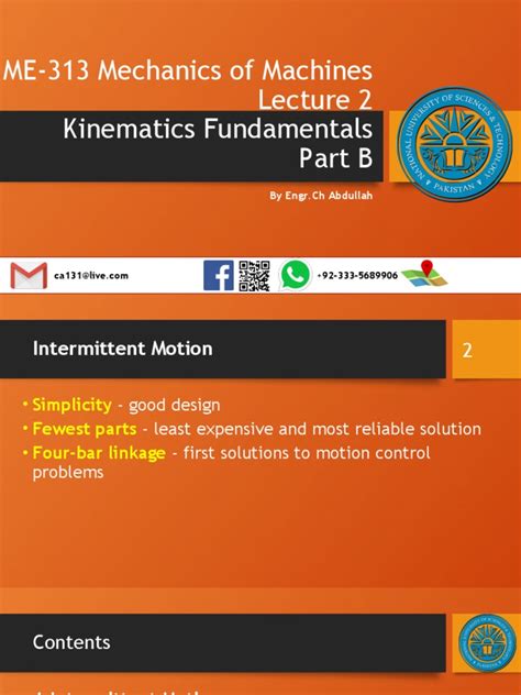 lecture 3 kinematics fundamentals part b pdf equipment tools