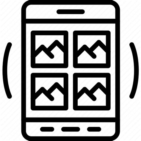 App Grid Interaction Interface Mobile Picture Icon Download On Iconfinder