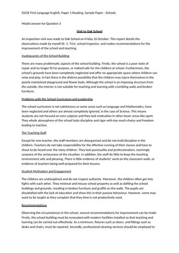 Cambridge Igcse Question 3 Lessons Teaching Resources