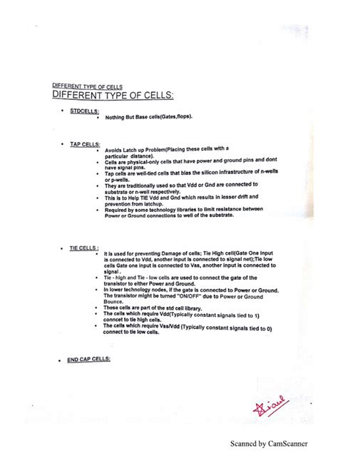 Physical Only Cells Pdf