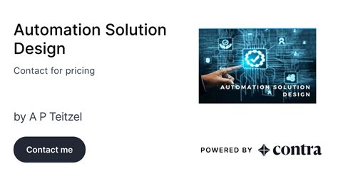 Automation Solution Design By A P Teitzel Automation Solution Design By A P Teitzel