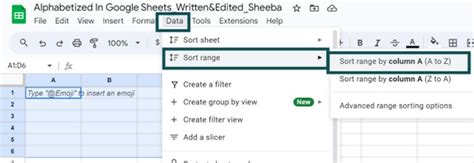 Alphabetized In Google Sheets Definition Example How To Use