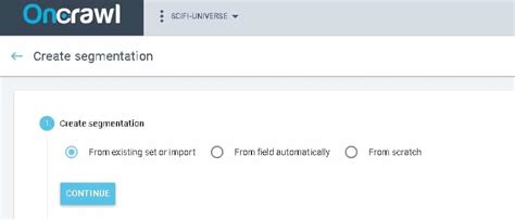 oncrawl advanced website segmentation data seo data science and seo
