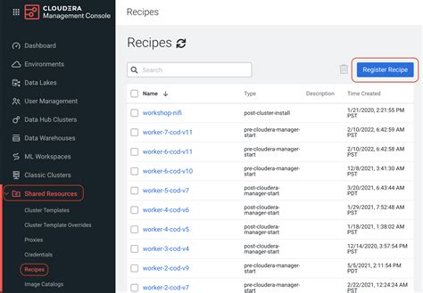 Using Recipes To Simplify Data Hub Setup Tasks Cloudera Community
