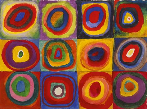 Wassily Kandinsky Color Study Squares With Concentric Circles 1913