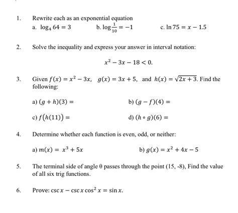 solved rewrite each as an exponential