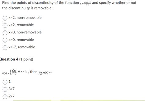 Solved Find The Points Of Discontinuity Of The Function Chegg