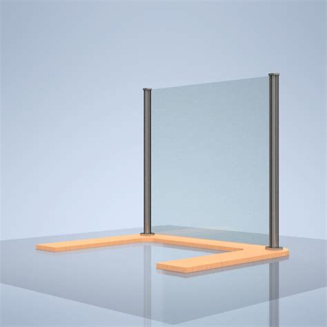Plexiglass Desk Shield The Protector • Sound Craft Systems
