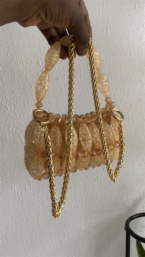 Candy Bead Bag Gold And Silver Stitchesbylope