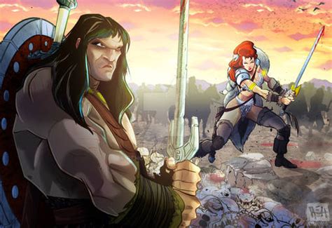 Conan Red Sonja On Marvel Fans Deviantart