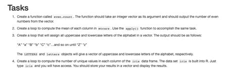 Solved Tasks Create A Function Called Even Count The Chegg