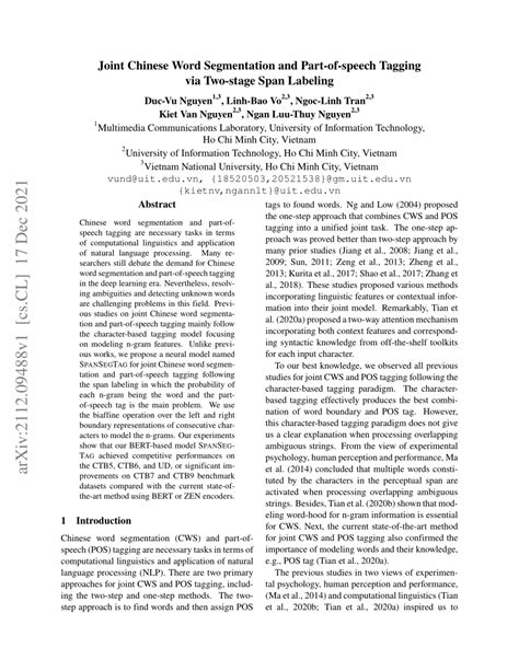 pdf joint chinese word segmentation and part of speech tagging via