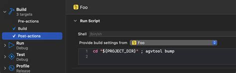 xcode auto increment build version in ios swifui program using date