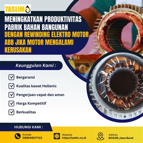 Meningkatkan Produktivitas Pabrik Bahan Bangunan Dengan Rewinding