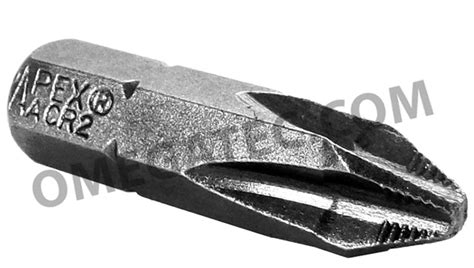 Phillips Bits Apex ACR X Phillips Insert Bits With ACR