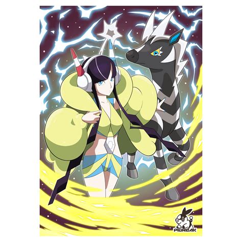 Elesa And Zebstrika Rpokemon