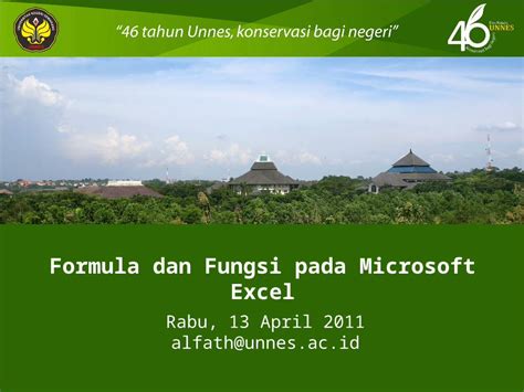 PPTX Formula Dan Fungsi Pada Microsoft Excel DOKUMEN TIPS