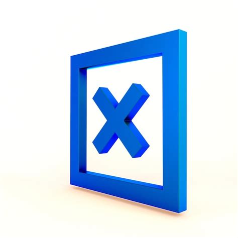 premium photo cancel button right side in white background