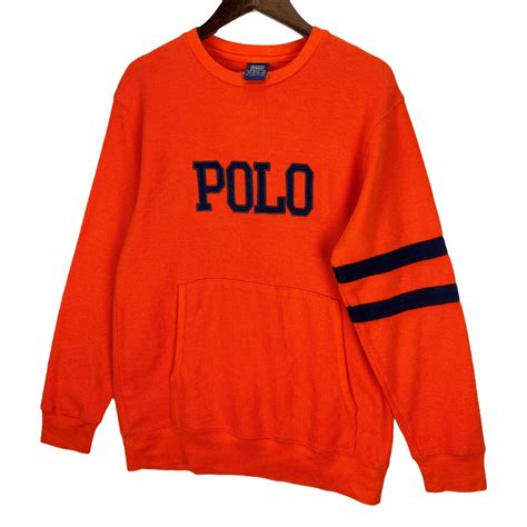 Vintage 90s Polo Ralph Lauren Crewneck Sweatshirt Excellent Etsy